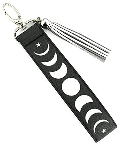 Amazon.com: Moon Phase Keychain with Tassel Witchy Gifts for Women ...