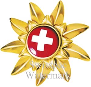 Amazon.com: Switzerland Swiss Edelweiss Cross Schweiz Bumper Sticker ...