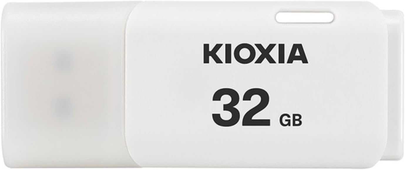 Kioxia USB-Flashdrive 32 GB USB2.0 TransMemory U202, LU202W032GG4, weiß ...