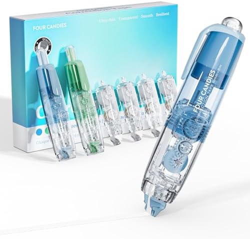 Four Candies White Out Correction Tape, 2PCS Colorful Refillable ...