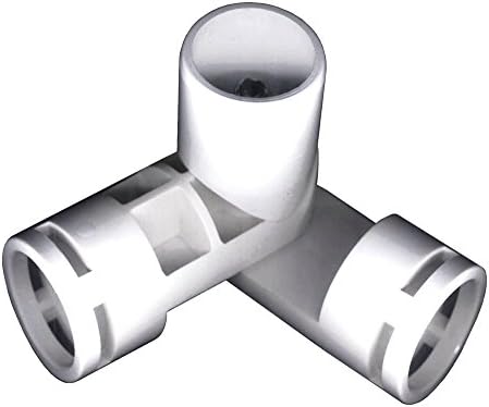 Amazon.com: PVC Adjustable joint fitting 1" (Furniture Grade White ...