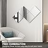 Amazon.com: Mirrorons Glass Full Length Wall Mirror Tiles, 4PCS 14x14 ...