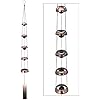 Bell Wind Chimes, Temple Wind Bell, Red Copper Wind Chimes with 5 Bells ...