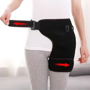 Amazon.com: Dioche Heated Hip Brace, Electric Heated Groin Wrap, 5V ...