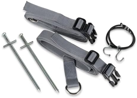 Dometic Storm Tie Down Kit Grey - Heavy Duty Awning Straps for Caravan ...