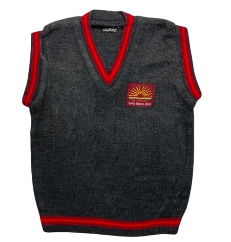 KV Kendriya Vidyalaya Half School Sweater| Pure Cotton | Size 28 | for ...