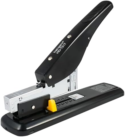 Kangaro Desk Essentials DS-23S24FL Half Strip Stapler All Metal Stapler | Standard Stapler with ...