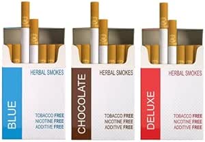 Amazon.com: Honeyrose BLUE-CHOCOLATE-DELUXE Herbal Cigarettes Bundle ...