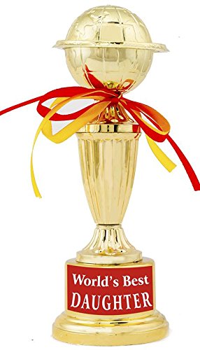 World Best Daughter Trophy/Award/Gift by Aark India - 10 Inch Height ...