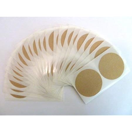 102 Labels, 25mm Diameter Round, Light Brown, Colour Code Stickers ...