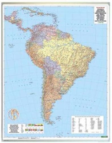 Buy Wall map marker board: South America political 1:8 mill. Book ...