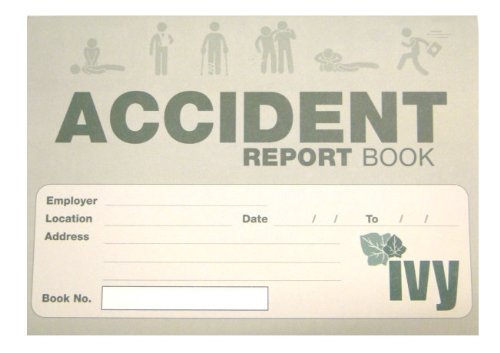 Accident Report Book - First Aid Injury Record School Office : Amazon ...