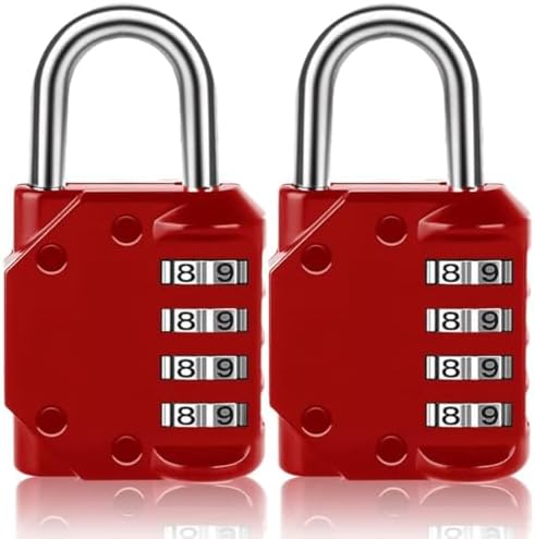 QAJOPFN 2 Pack Locker Lock with Combination Code, Sturdy 3 Digit ...