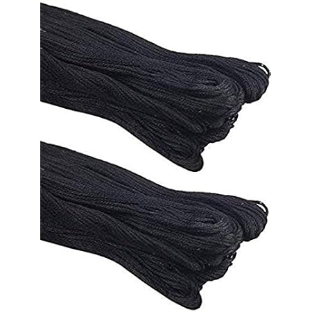 MIKK Nazar Dhaga, 20 Meters Religious Black Thread - Kala Dhaga 100% ...