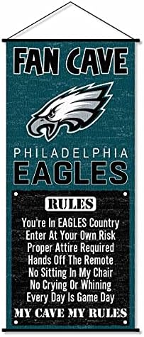 Amazon.com : Philadelphia Eagles Man Cave Fan Banner Wall Door Scroll ...