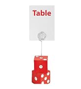 Amazon.com: Bunco Dice Table Number Stands - Premium Acrylic Place Card ...