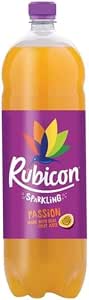 Rubicon 2L Sparkling Passion Flavoured Fizzy Drink with Real Fruit ...