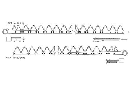 Compatible with John Deere Mower Conditioner, Swather Windrower Sickle ...