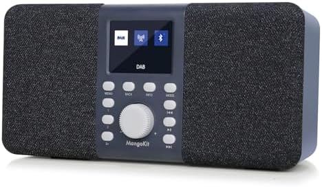 MangoKit MD5 Stereo DAB Radio with Bluetooth Speaker,DAB+ Digital Radio ...