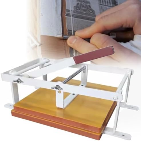 Lino Block Printing Press Machine with Height Adjustment and Hand Lever ...