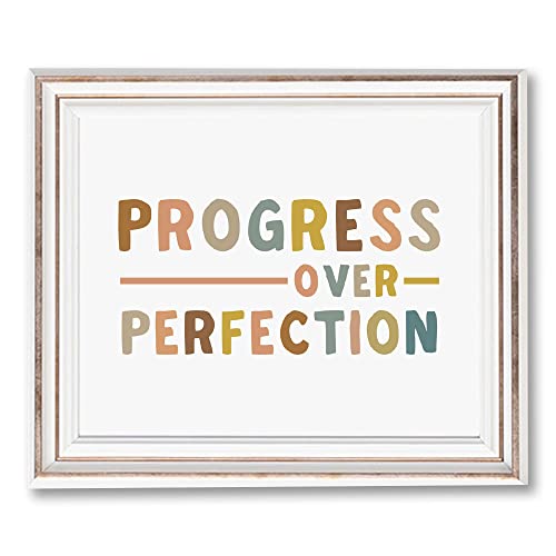 Amazon.com: Progress Over Perfection, Boho Classroom Decor, Child Wall ...