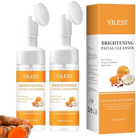 Amazon.com: IYUWE Turmeric Face Wash,Turmeric Facial Cleanser,Foaming ...