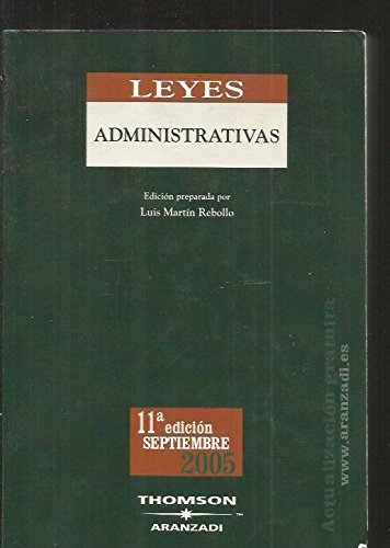 Leyes administrativas (2005) : Martin Rebollo, Luis: Amazon.es: Libros
