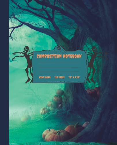 『Composition Notebook: Vintage Halloween Themed Spooky Forest ...