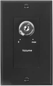Amazon.com: Lowell KL100-DB 100W Mono Volume Control with Key Switch ...