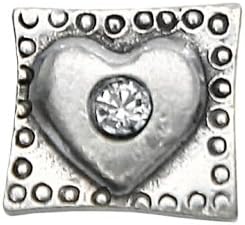 Amazon.com: April Birthstone Sliding Charm Bracelet Zorbitz My Shining ...