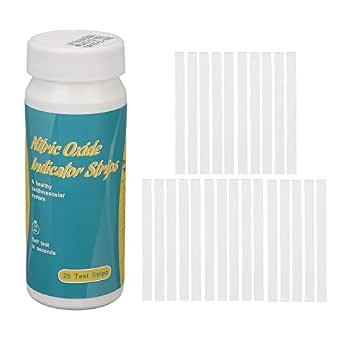 Nitric Oxide Indicator Strips, Saliva Nitrite Level Test Strips, 25 ...