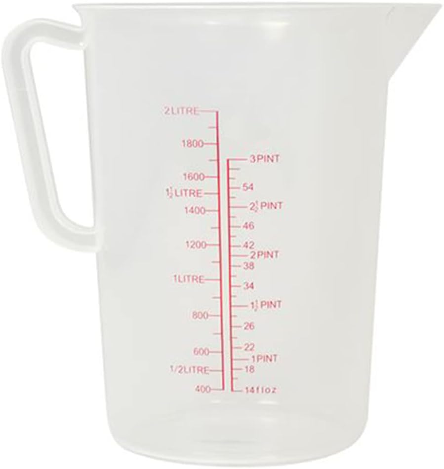 Polypropylene 2L Measuring Jug Clear Plastic Measuring Jug Precise ...
