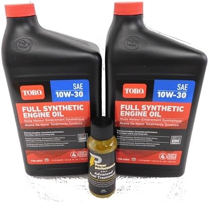 Amazon.com: Toro Pack of 2 138-6053 SAE 10W-30 Full Synthetic Engine ...