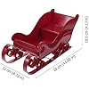 Amazon.com: BESTOYARD Christmas Sleigh Decor Holiday Sleigh Centerpiece ...