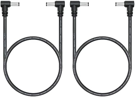 Amazon.com: Right Angle DC Male to Male Extension Cord 1.6FT, 18AWG 90 ...