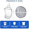 Amazon.com: Mesh Hanging Laundry Hamper Space-Saving Laundry Bag Small ...