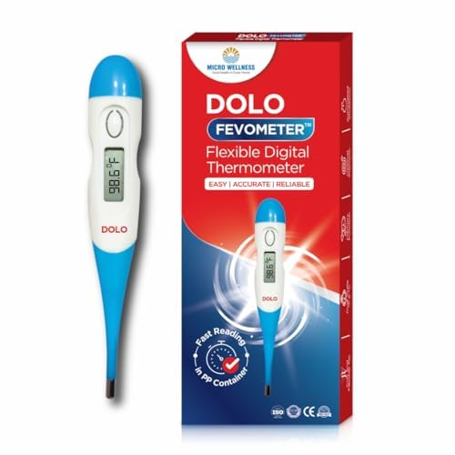 Micro Wellness Dolo Fevometer - Flexible Digital Thermometer - For Easy ...
