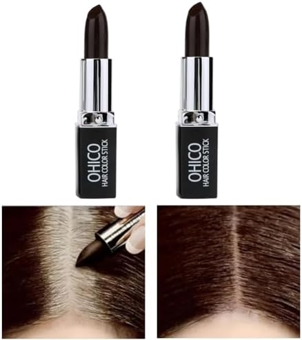 Amazon.com: Adurello Cover Up Gray Hair Color Stick Temporary Gray Hair ...