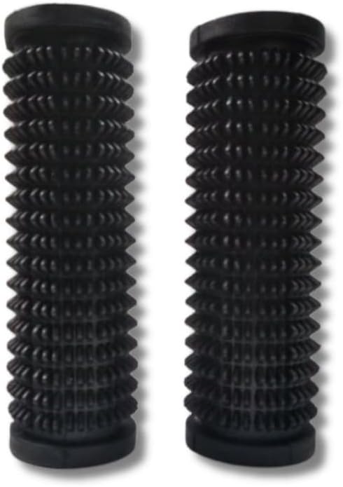 Vocado GC6 Black Bike Rubber Handle Grip Covers Set of 2-Hero Splendor ...