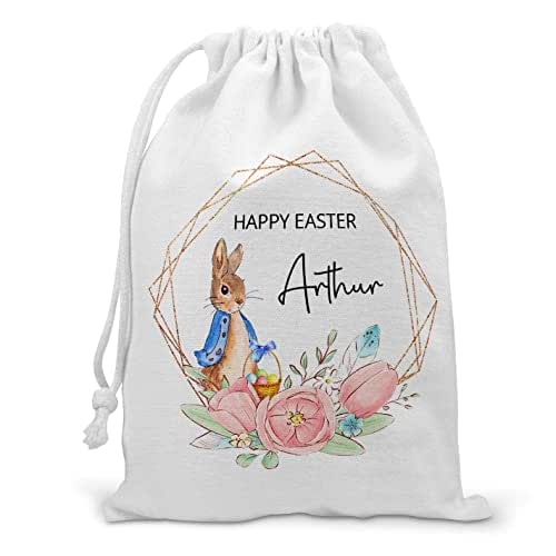 Personalised Easter Bag, Custom Easter Gift Bag, Easter Egg Sack ...