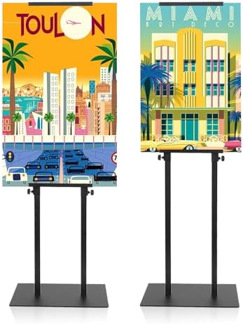 Amazon.com: ZCHEN Poster Board Display Stand, Heavy Duty Pedestal ...