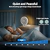 Amazon.com: shinic Ultra Quiet Table Fan, Rechargeable Battery Operated ...