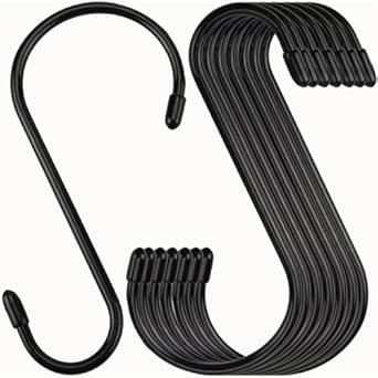 Amazon.com: 24 Pack 6 Inch S Hook, Large Vinyl Coated S Hooks with ...