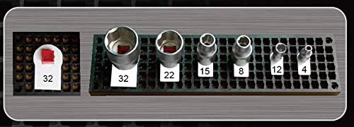 Socket Size Labels (SAE/Metric) - Accessory for ORGANIZER GENIE ...