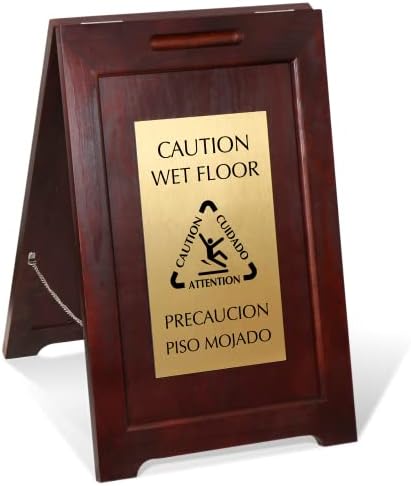 Amazon.com: Frost 1119 Wet Floor Sign, Metallic 24" Length by 12" Wide ...