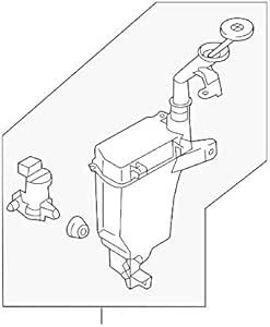 Amazon.com: Genuine Nissan OEM 28910-3AF1A TANK ASSY-WINDSHIELD WASHER ...