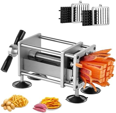 Amazon.com: French Fry Cutter LYDZJ Stainless Steel Potato Cutter with ...