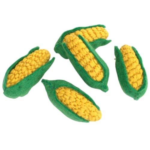 Amazon.com: Corn Felt Food Shapes- Pretend Play Vegetables- Yellow ...