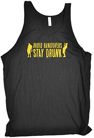 Funny Novelty Vest - Avoid Hangovers Stay Drunk Bella Singlet Top ...