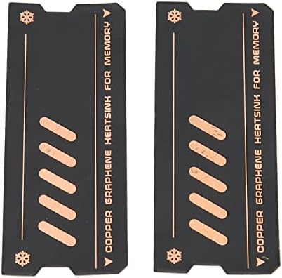 Amazon.com: Muloo Notebook Memory Heat Sink Copper Graphene Heatsink Laptop RAM Cooler for DDR1 ...